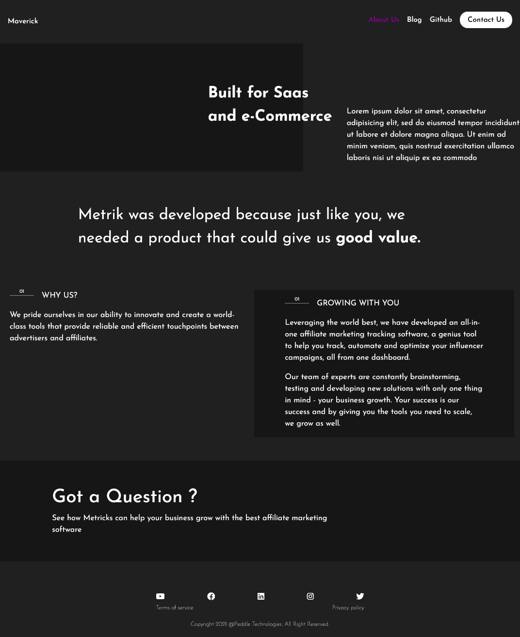 Metricks, a Vue Application | Paddle-Frontend-Assessment Metricks, a Vue Application | Paddle-Frontend-Assessment